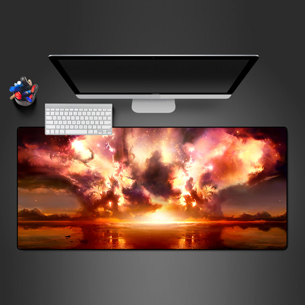 Explosion Design Xxl Size Mouse Pad Pc Gaming Desk Mat