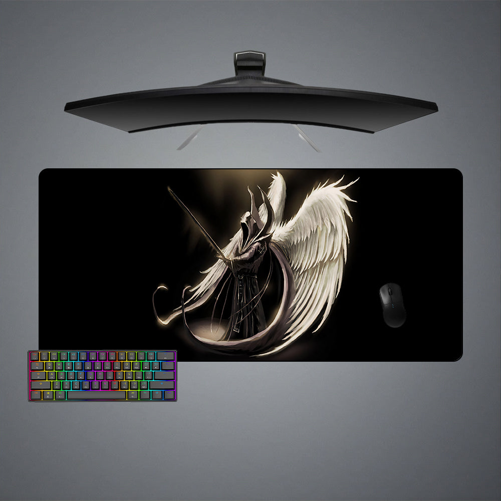 Angel with Sword Design M-XXL Size Gaming Mouse Pad
