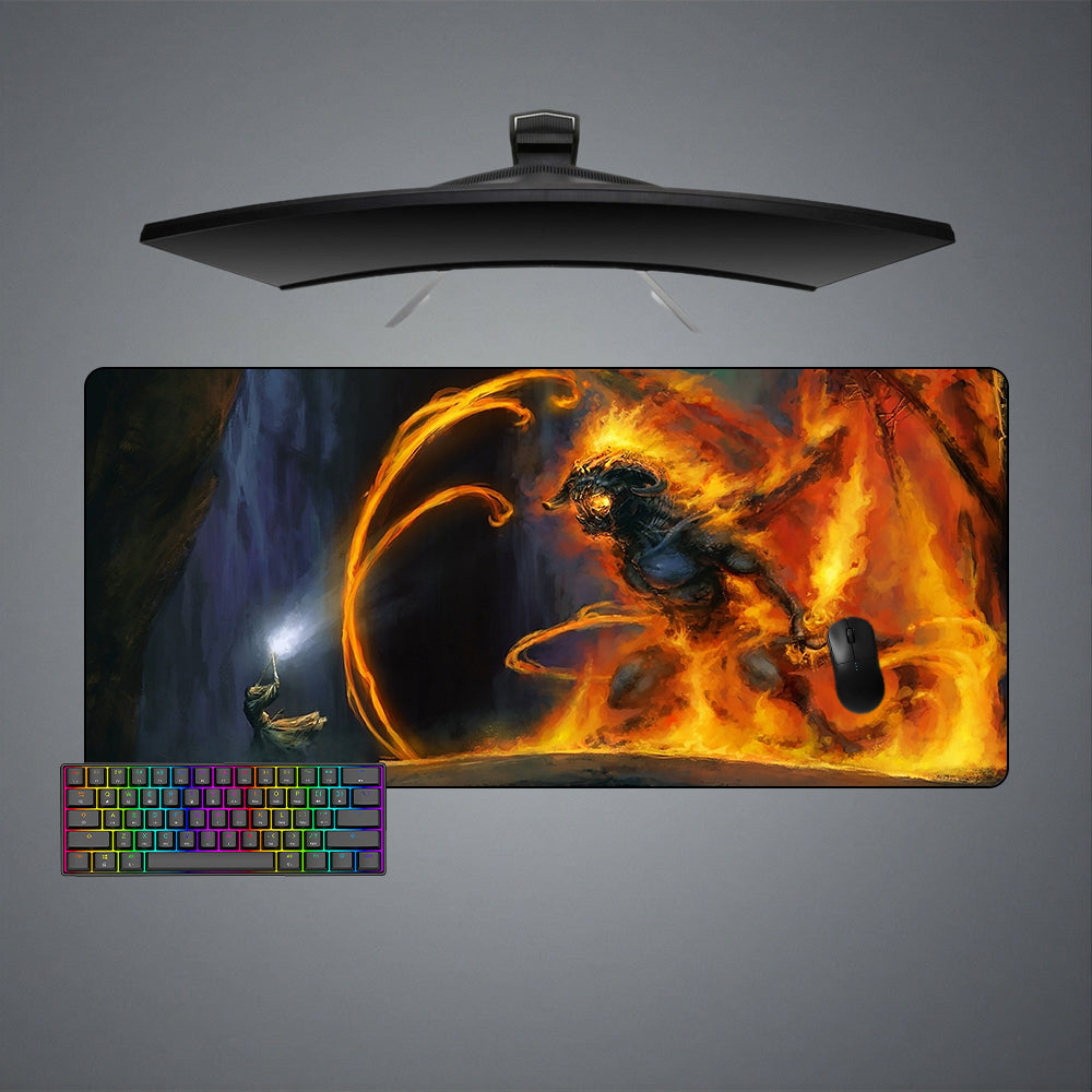 Balrog Design M-XXL Size Gamer Mouse Pad, Computer Desk Mat