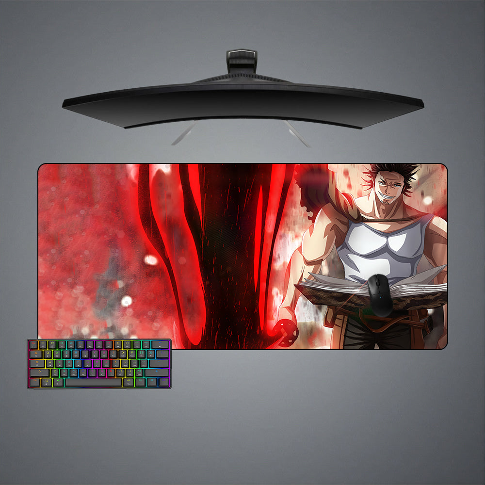 Black Clover Yami Design M-XXL Size Gaming Mouse Pad