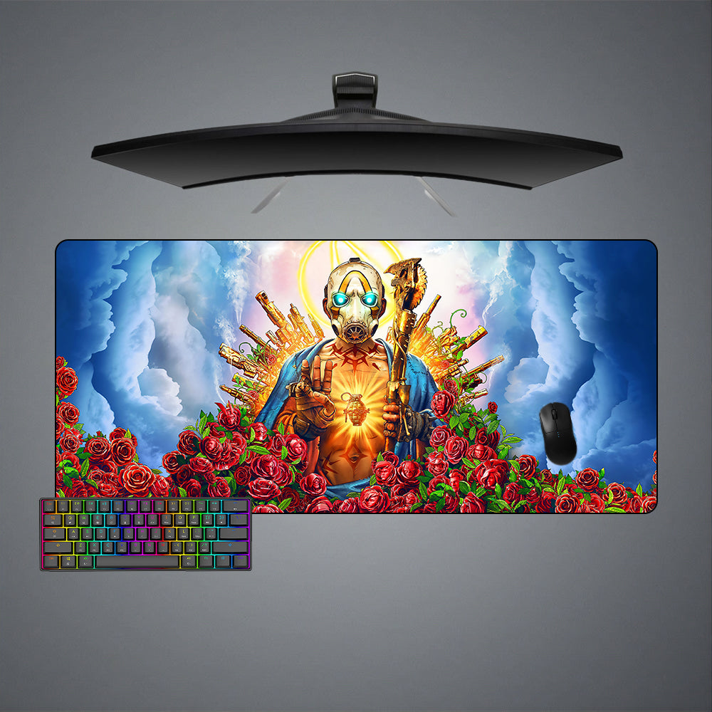Borderlands Guns Jesus Design M-XXL Size Gaming Mouse Pad
