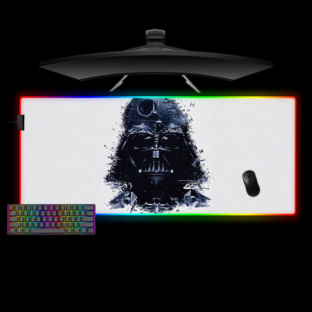 Darth Vader Fleet Design M-XXL Size RGB Gaming Mouse Pad