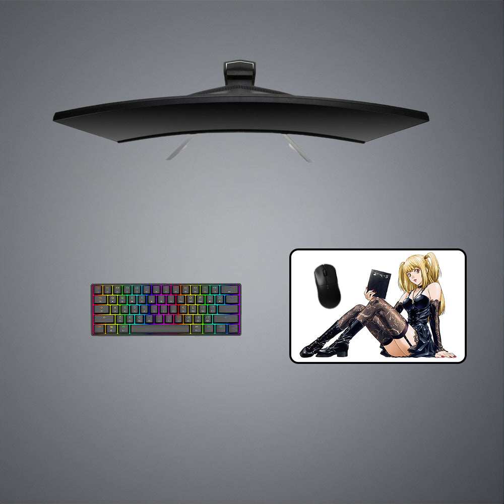 Death Note Misa Amane Design Gamer Mouse Pad, XL Desk Mat