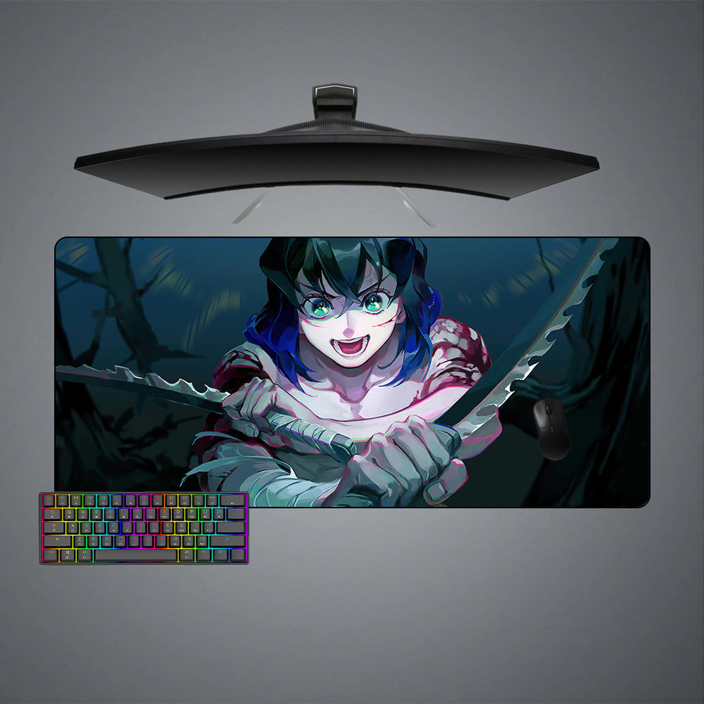 Anime Demon Slayer Inosuke Design Mouse Pad XL Size Desk Mat