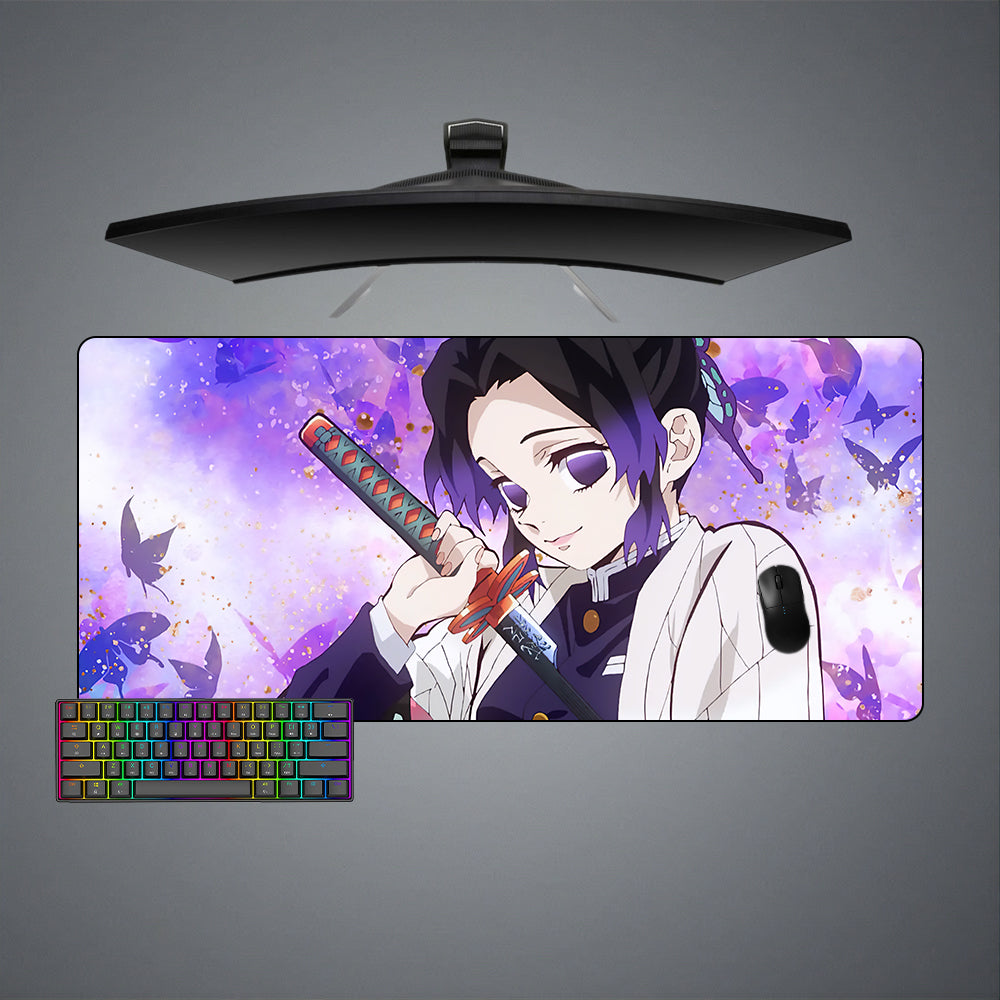 Demon Slayer Shinobu Kocho Design Mouse Pad XL Size Desk Mat