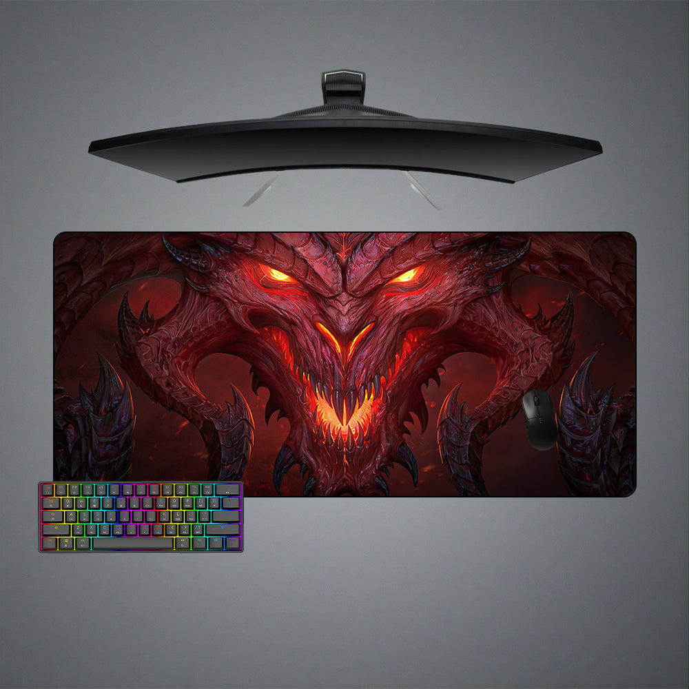 Diablo Design M-XXL Size Gamer Mouse Pad, Computer Desk Mat
