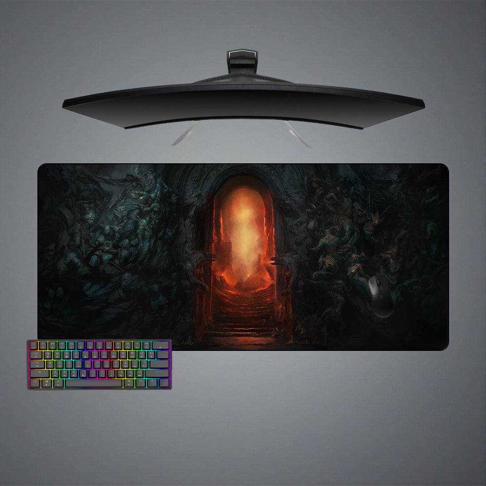 Diablo Hell Gate Design M-XXL Size Gaming Mouse Pad