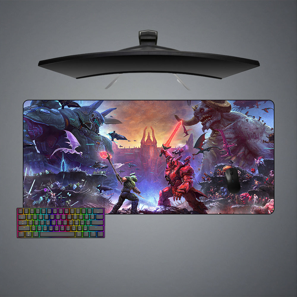 Doom Dark Lord Design M-XXL Size Gaming Mouse Pad