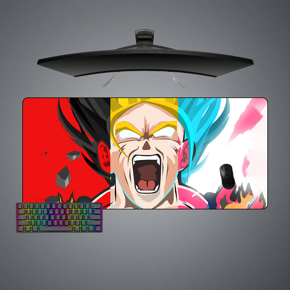 Son Goku Transformations Design M-XXL Size Gaming Mouse Pad