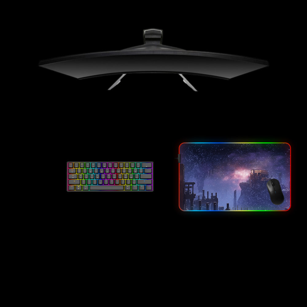 Elden Ring Mohgwyn Palace Design RGB Gaming Mouse Pad