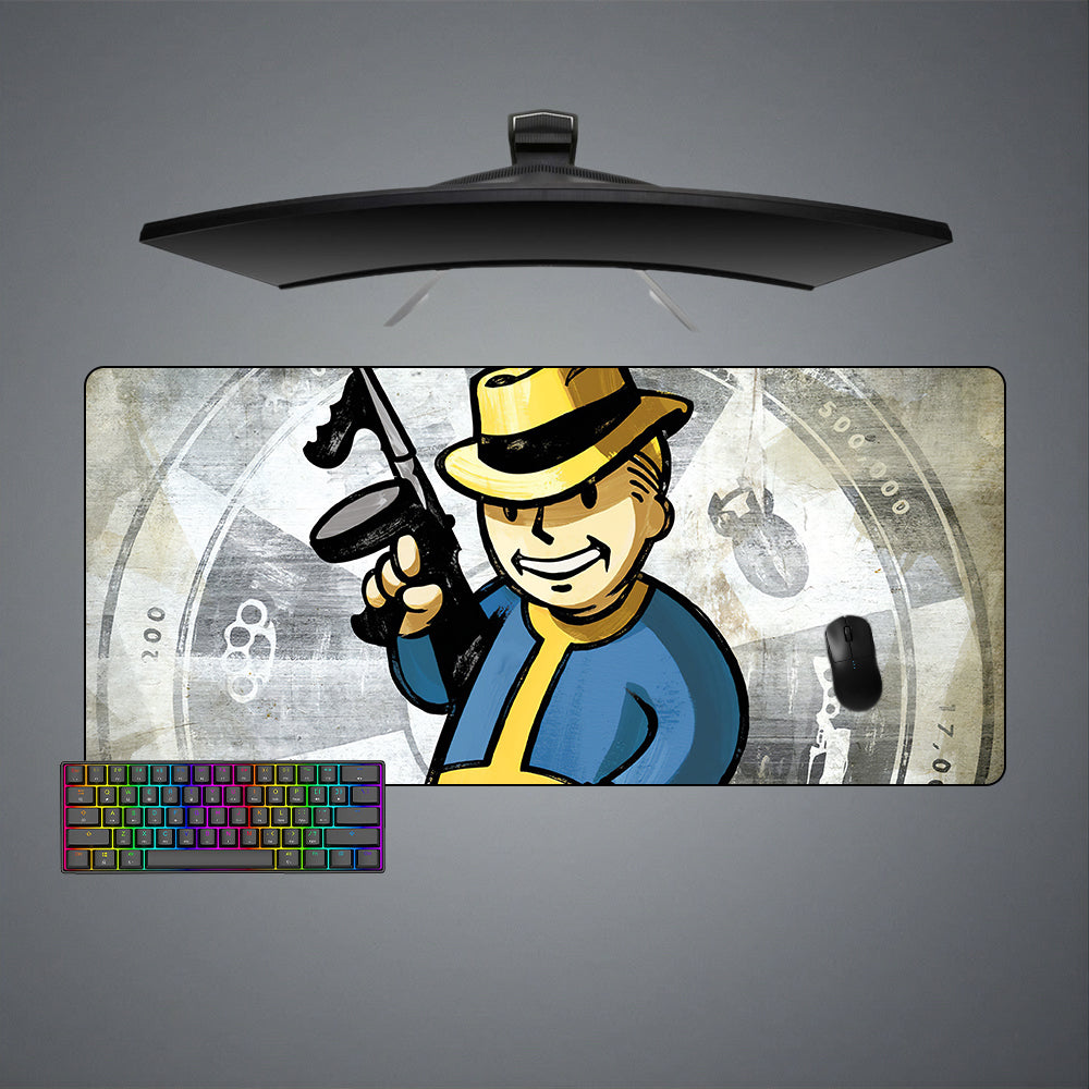 Fallout Tommy Vault Boy Design M-XXL Size Gaming Mouse Pad