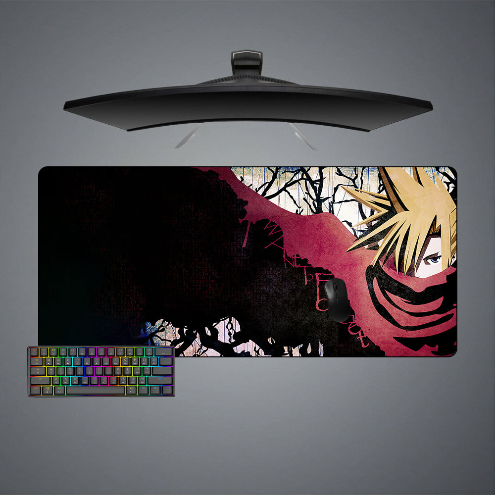 Cloud Strife Design M-XXL Size Gamer Mouse Pad
