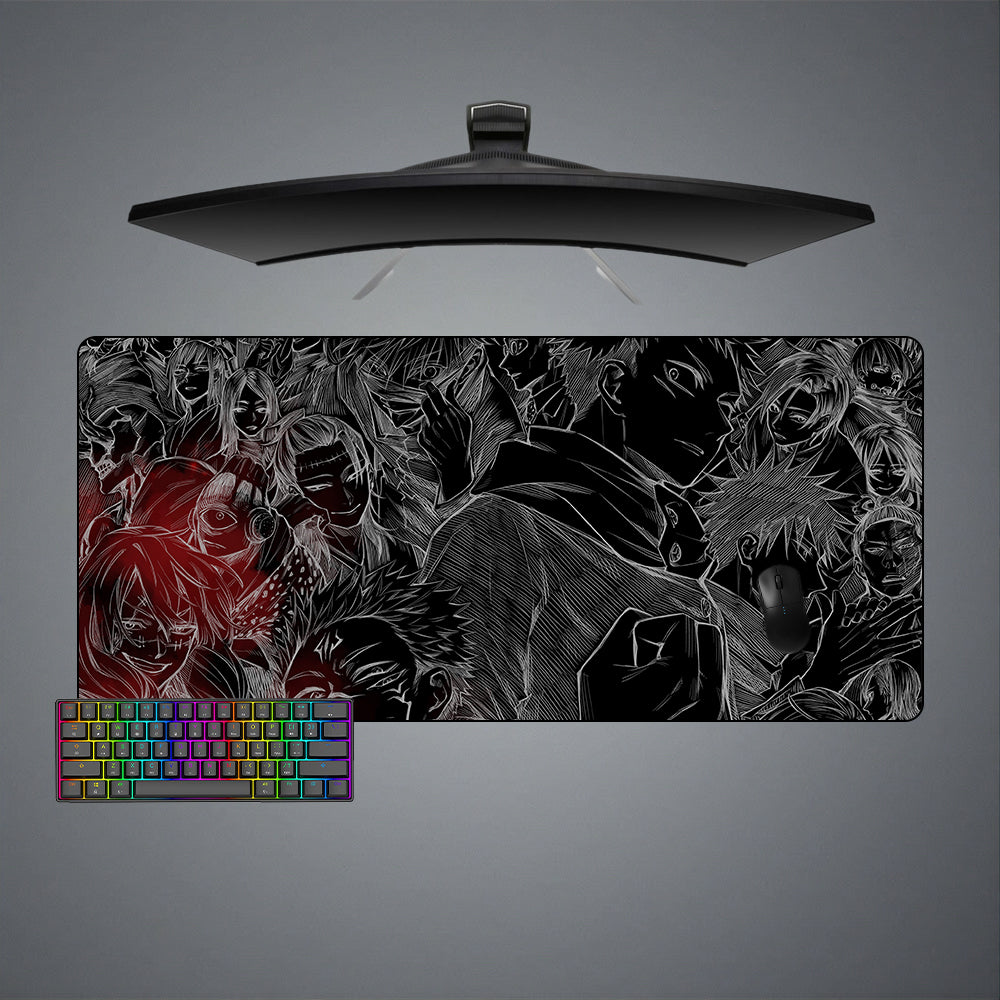 Jujutsu Kaisen Drawing Design M-XXL Size Gaming Mouse Pad
