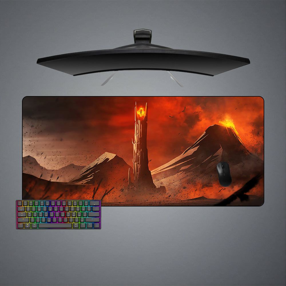 Tower of Sauron Design M-XXL Size Gaming Mouse Pad
