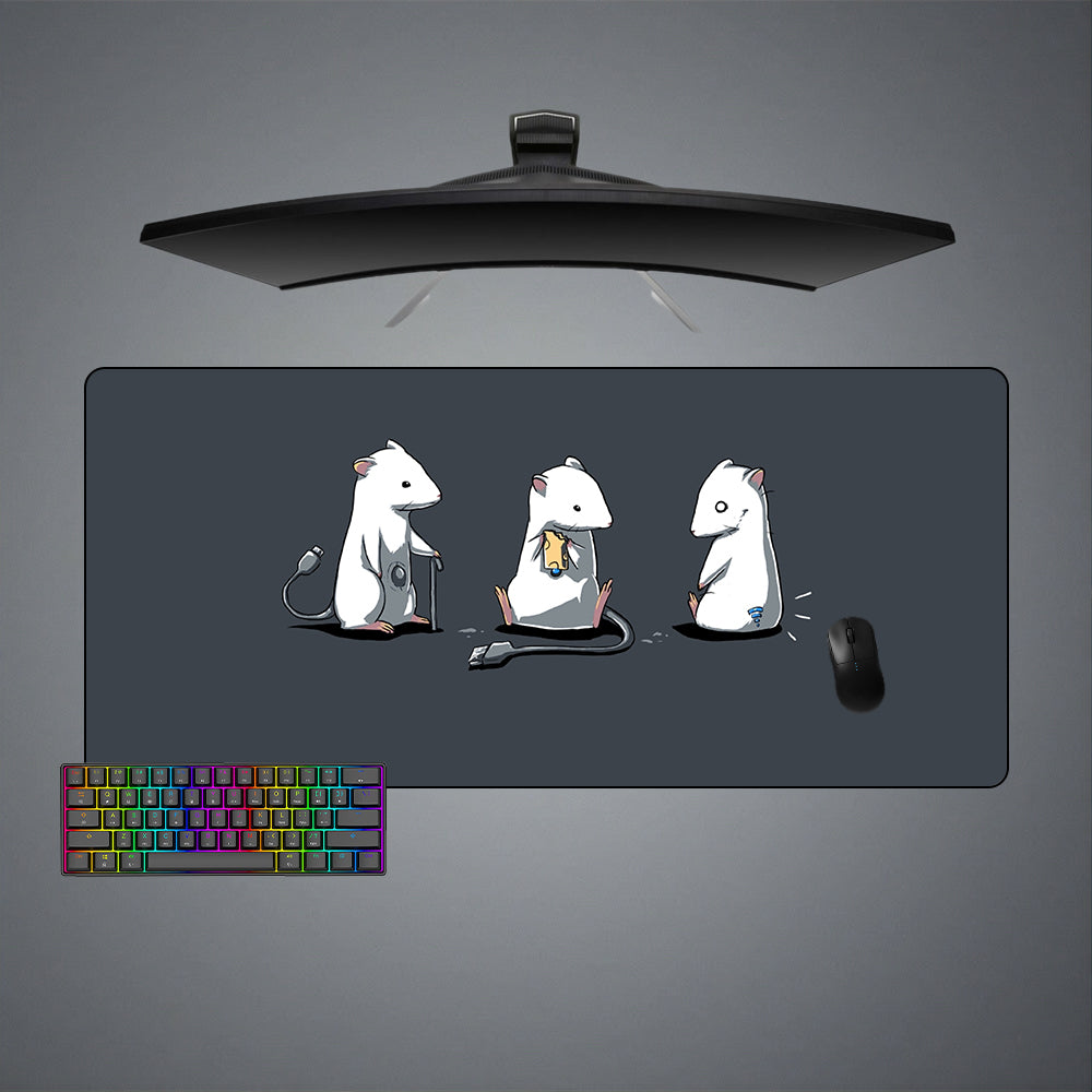Mice Evolution Design M-XXL Size Gamer Mouse Pad