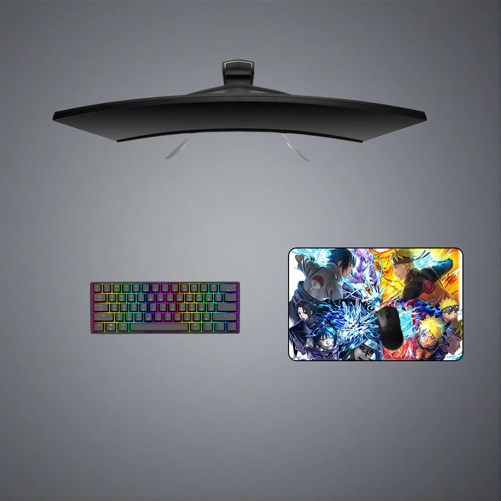 Naruto Ninja Techniques Design M-XXL Size Gaming Mouse Pad