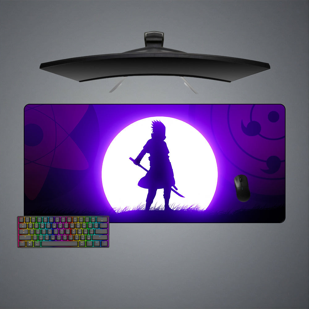 Naruto Sasuke Purple Design M-XXL Size Gaming Mouse Pad