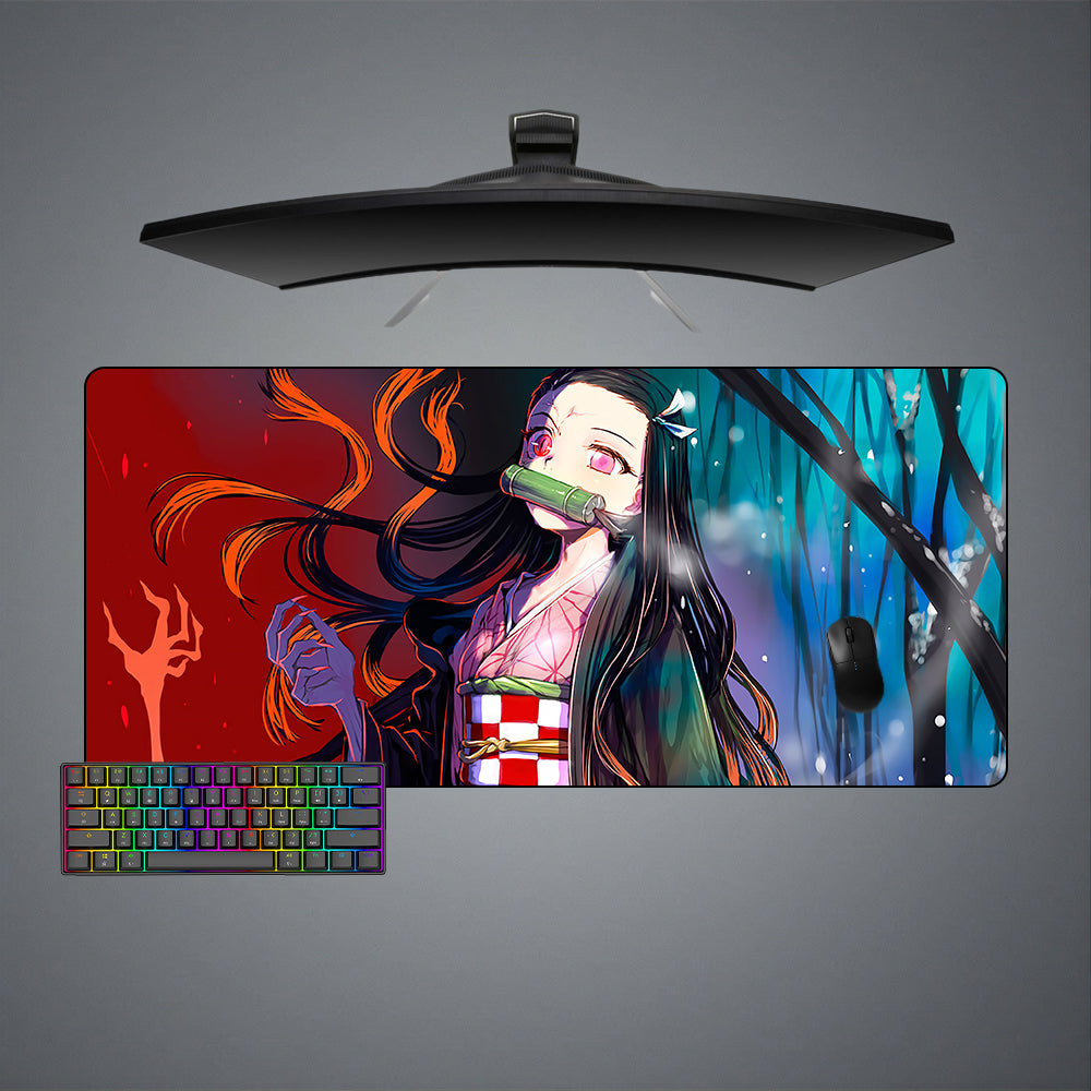Demon Slayer Nezuko Demon Design M-XXL Size Gamer Mouse Pad
