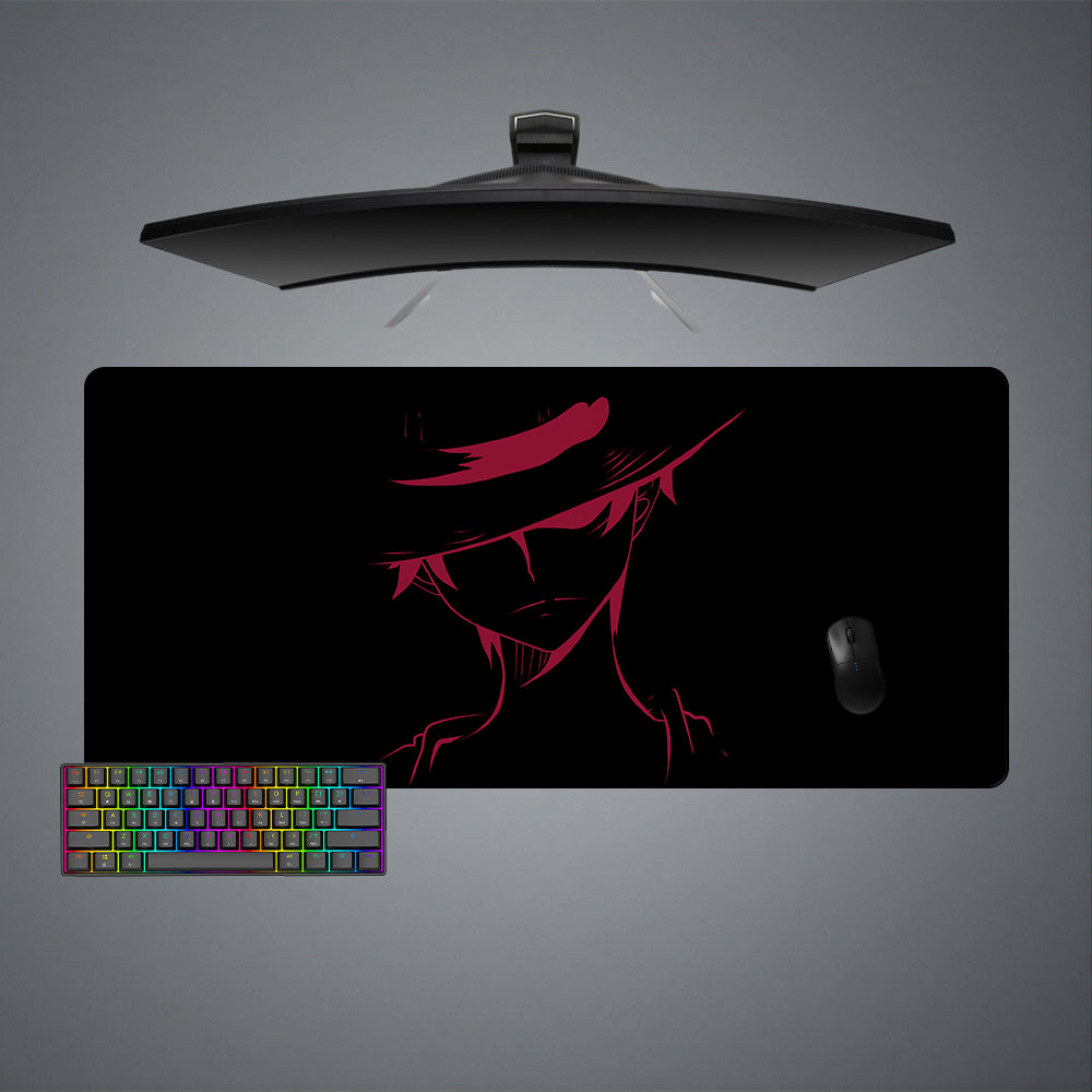 Monkey D. Luffy Logo Design M-XXL Size Gaming Mousepad