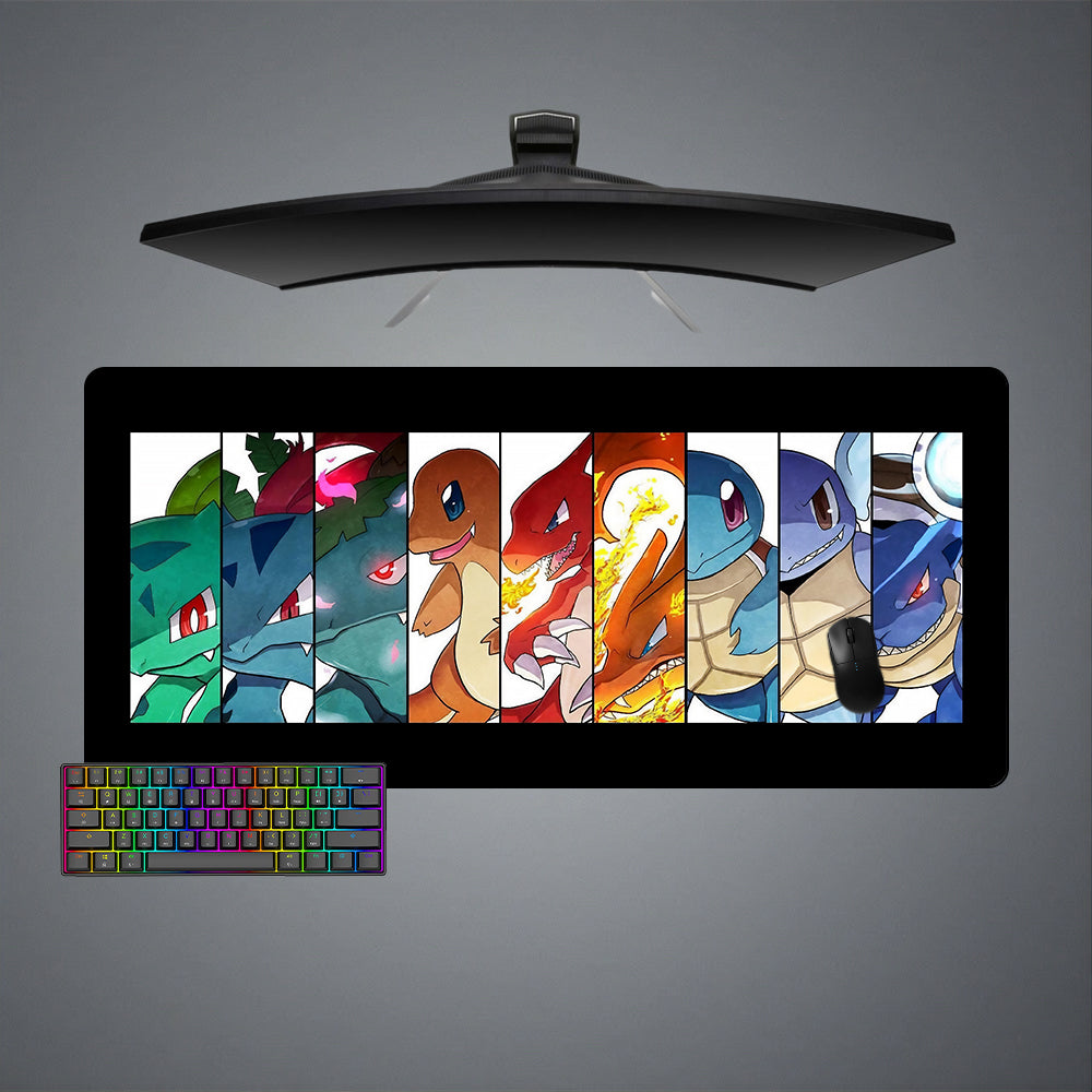 Pokemon Evolution Design M-XXL Size Gaming Mouse Pad