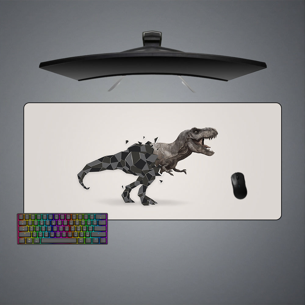 Poly T-Rex Design M-XXL Size Gaming Mousepad
