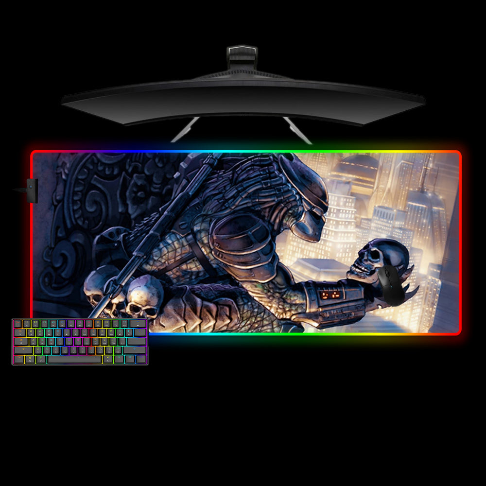 Predator Concrete Jungle Design M-XXL Size RGB Lit Mouse Pad