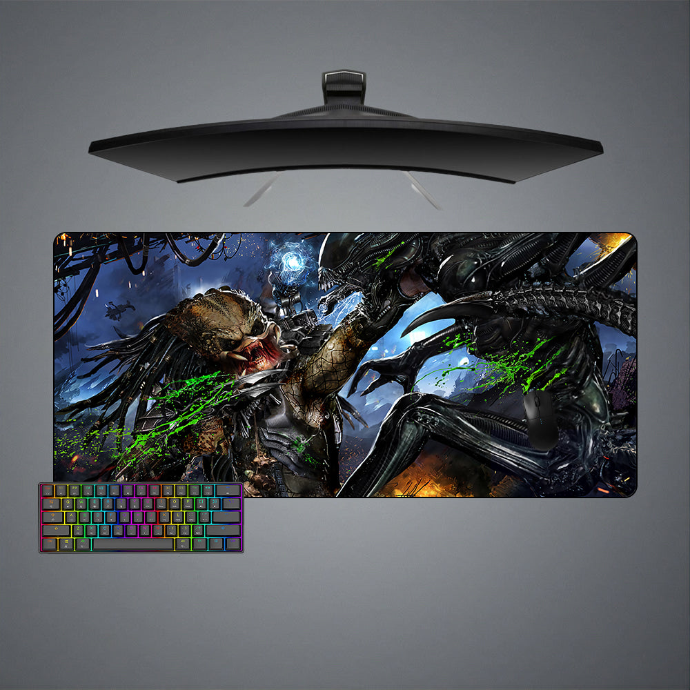 Predator vs. Xenomorph Design M-XXL Size Gaming Mouse Pad