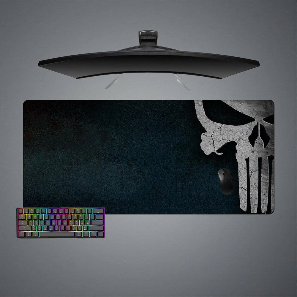 Punisher Skull Right Side Design M-XXL Size Gamer Mouse Pad