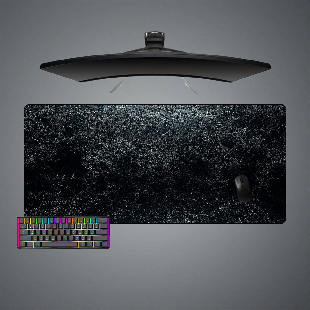 Rough Black Stone Texture Design M-XXL Size Gaming Mouse Pad