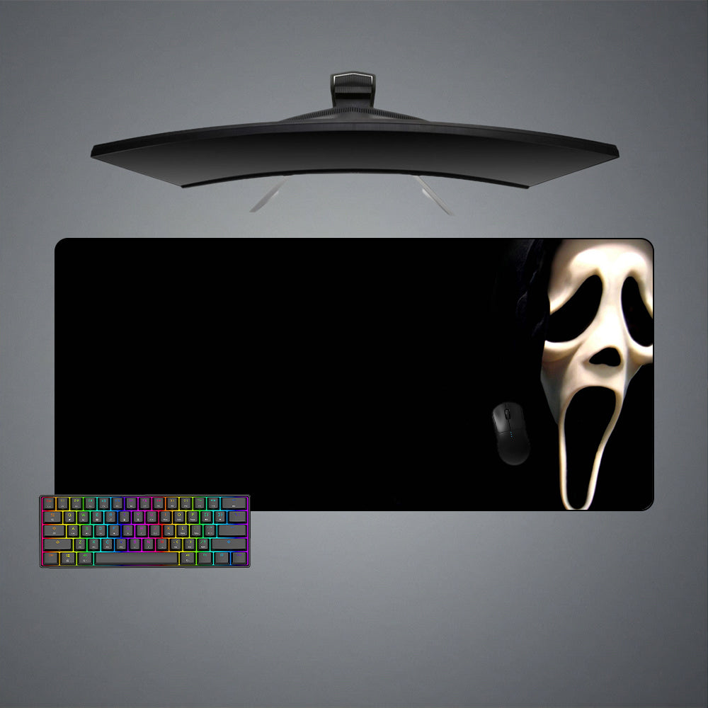 Scream Ghost Face Design M-XXL Size Gamer Mouse Pad