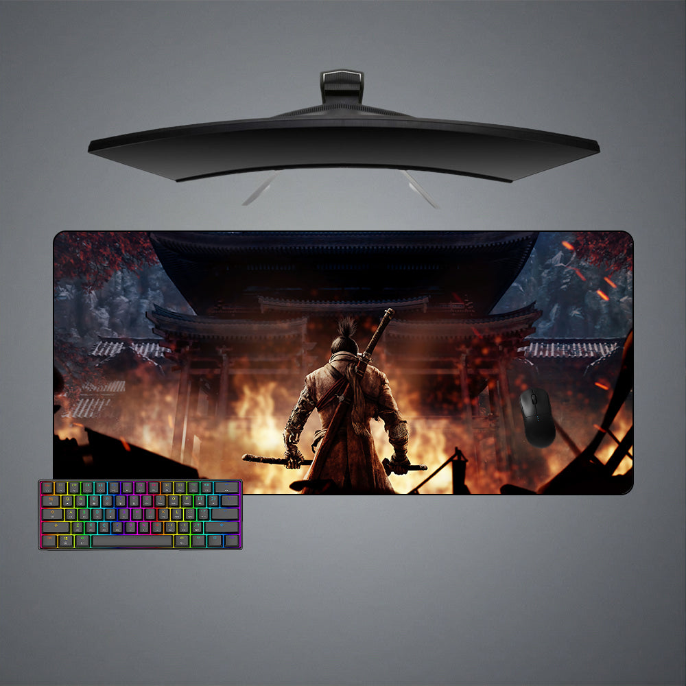 Sekiro Flames Design M-XXL Size Gamer Mousepad