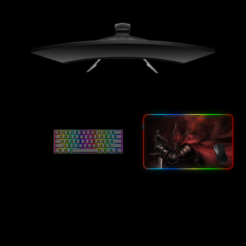 Slave Knight Gael Design M-XXL Size RGB Lit Gamer Mouse Pad