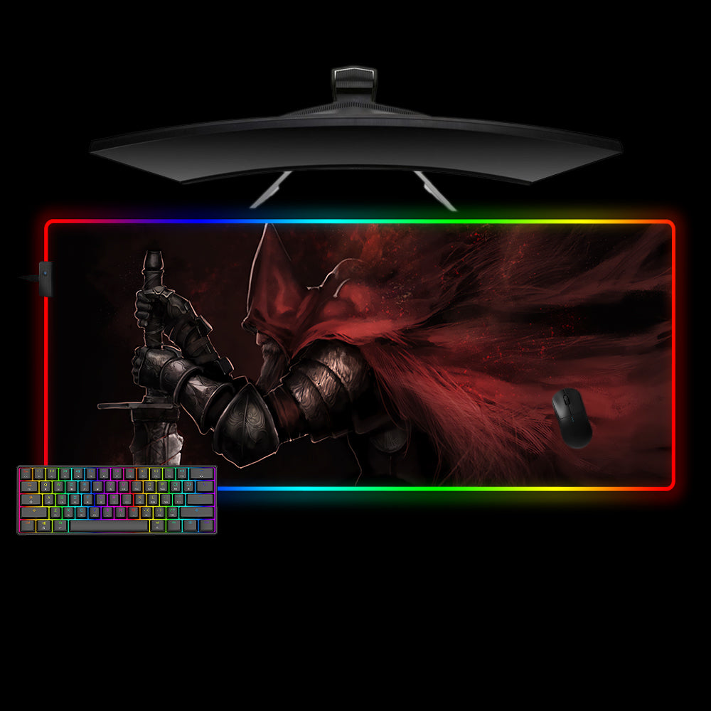 Slave Knight Gael Design M-XXL Size RGB Lit Gamer Mouse Pad