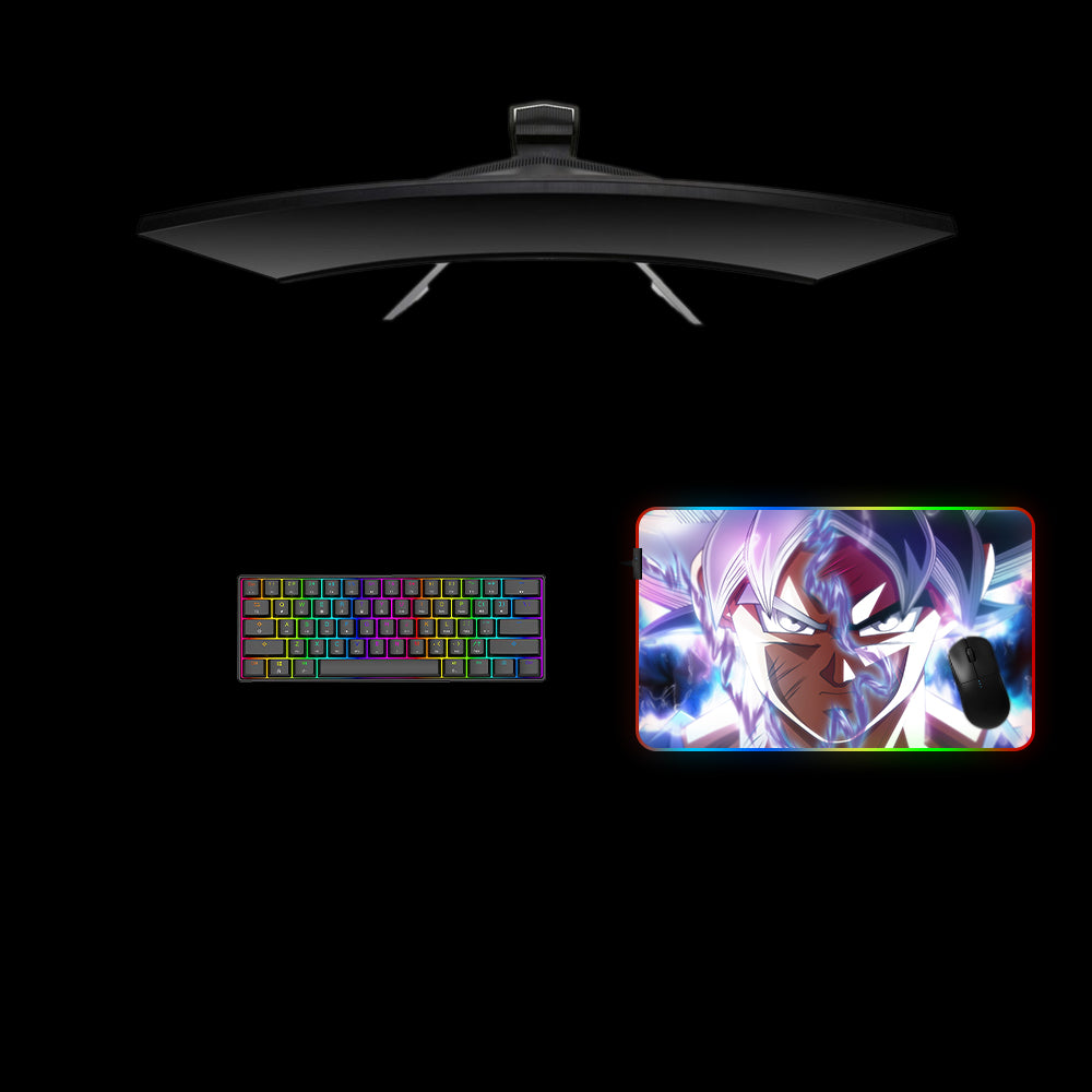 Son Goku Ultra Instinct Design XL Size Gaming RGB Mouse Pad