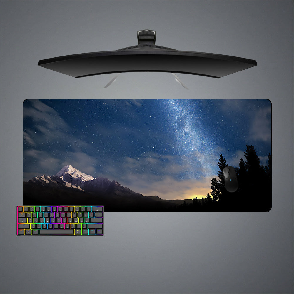 Starry Sky Design M-XXL Size Mouse Pad, Computer Desk Mat