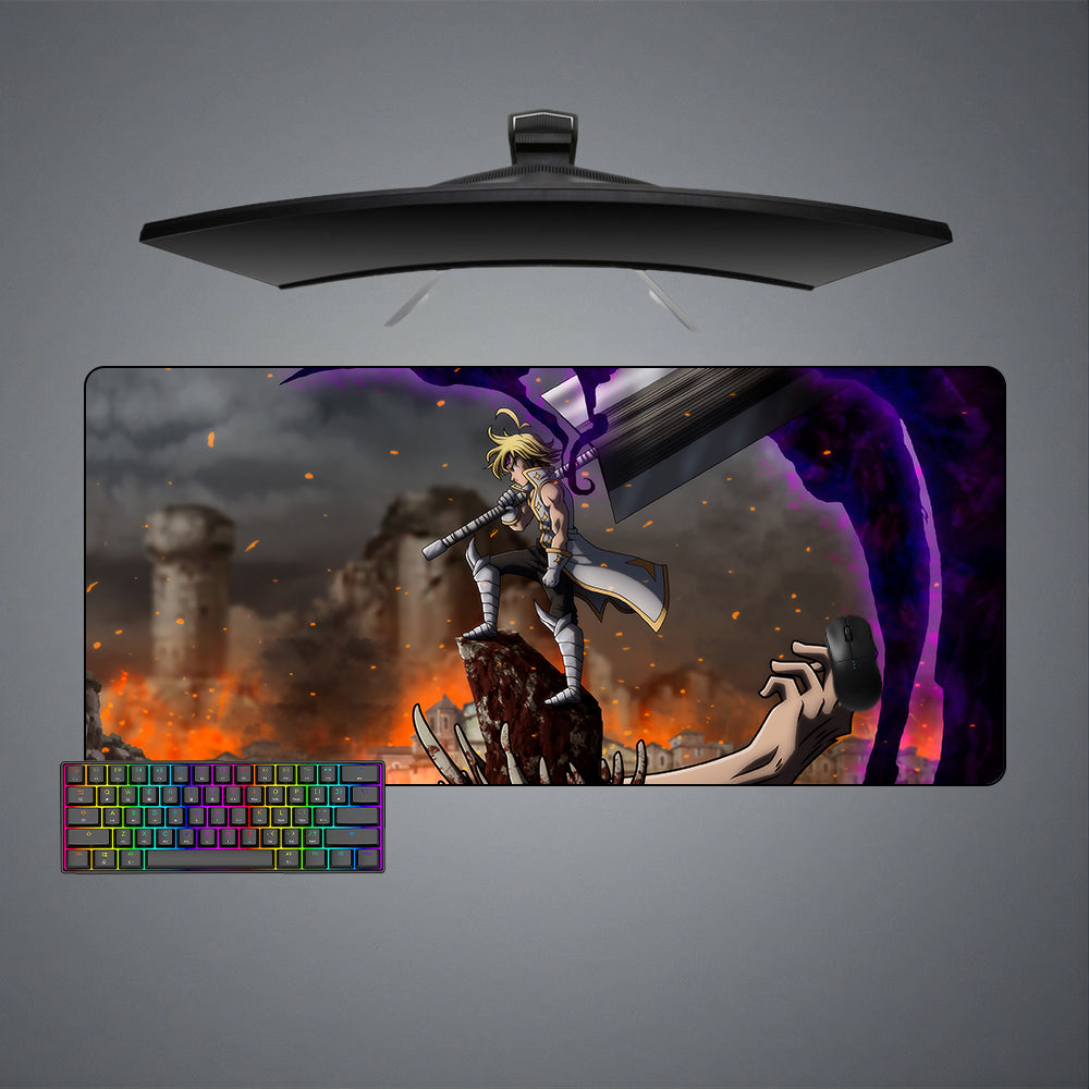 The Seven Deadly Sins Demon King Design M-XXL Size Mouse Pad