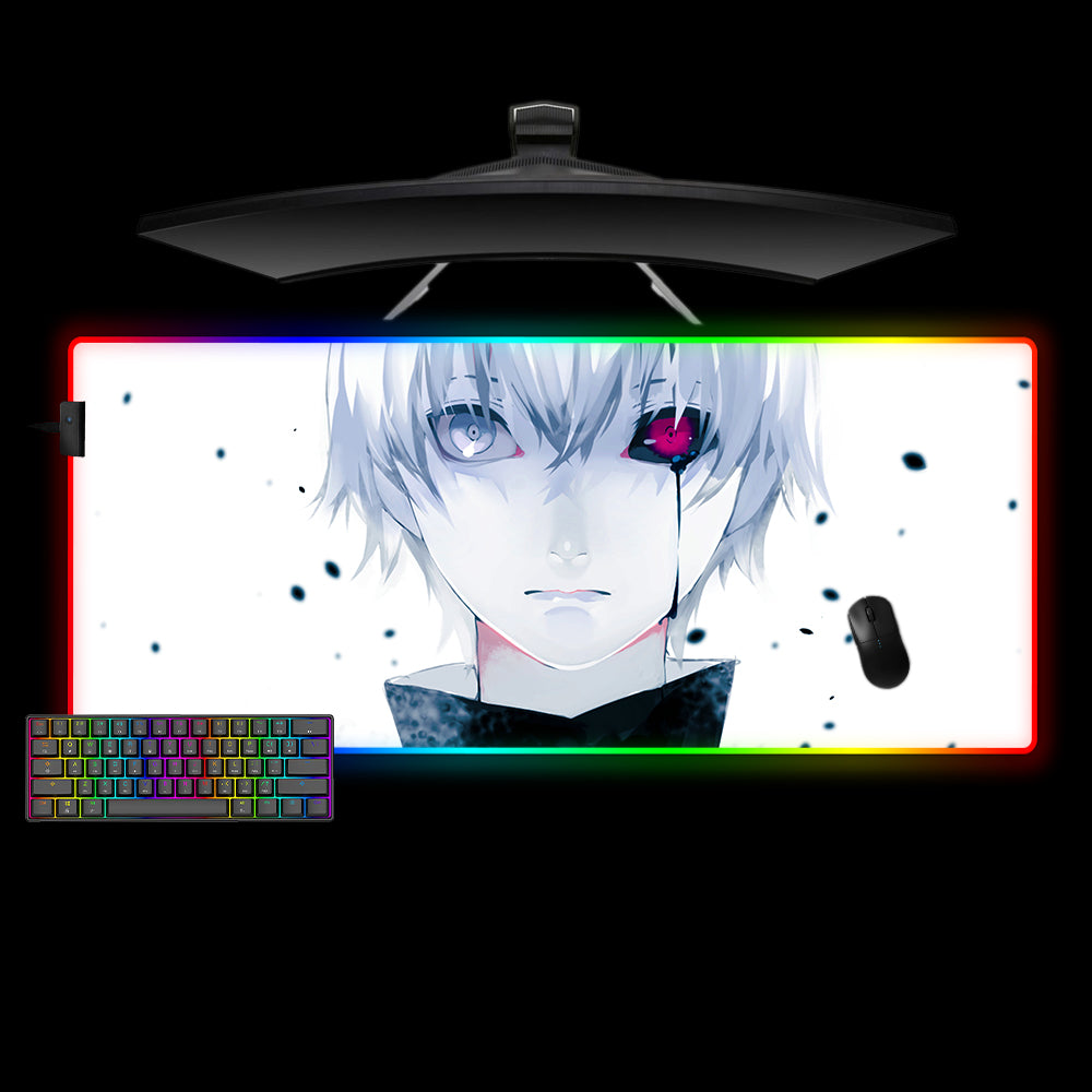 Ken Kaneki Eyes Design M-XXL Size RGB Lit Gaming Mouse Pad