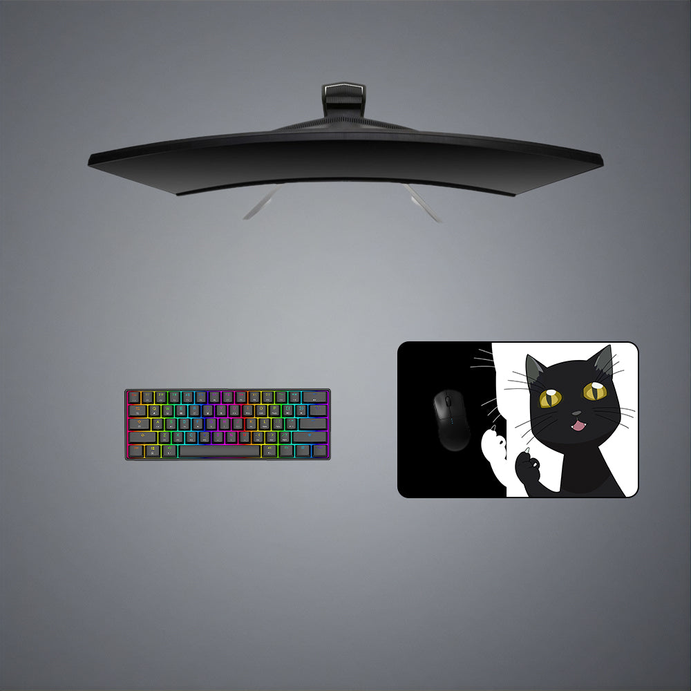 Gamer Mouse Pad with Yoruichi Cat Design, M-XXL Size