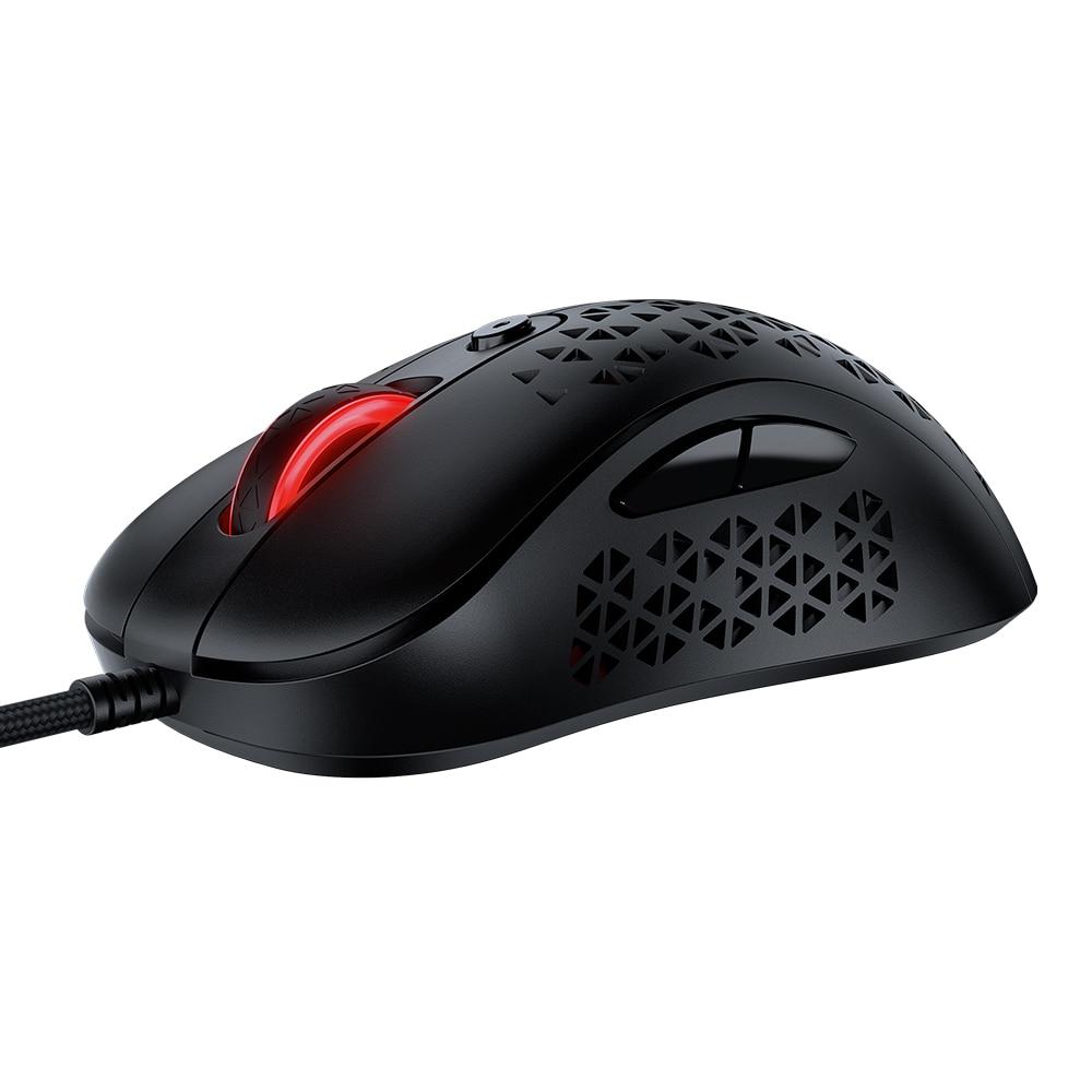 Featherweight Wired Gaming Mouse 6 Button 12000 DPI PWM3360