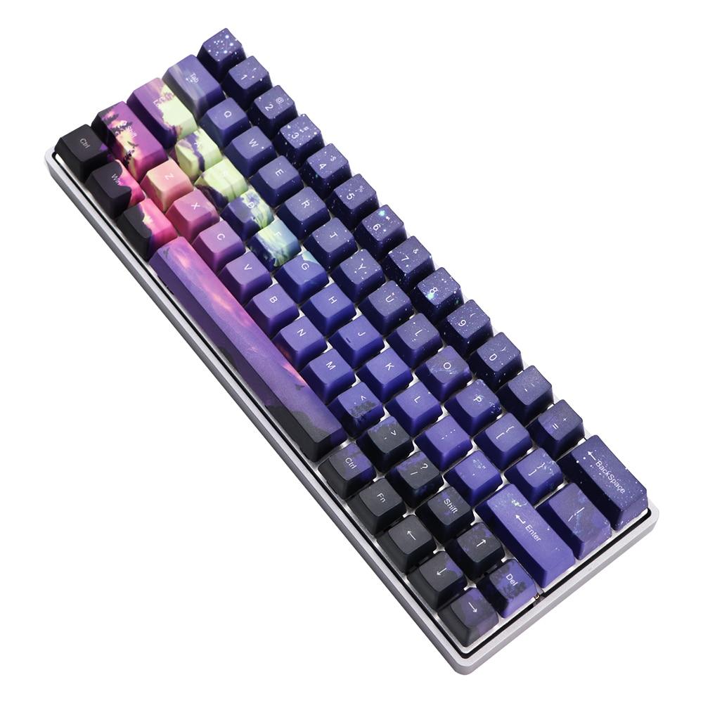 Sunset Design 71 Key PBT Keycaps Set for Cherry MX