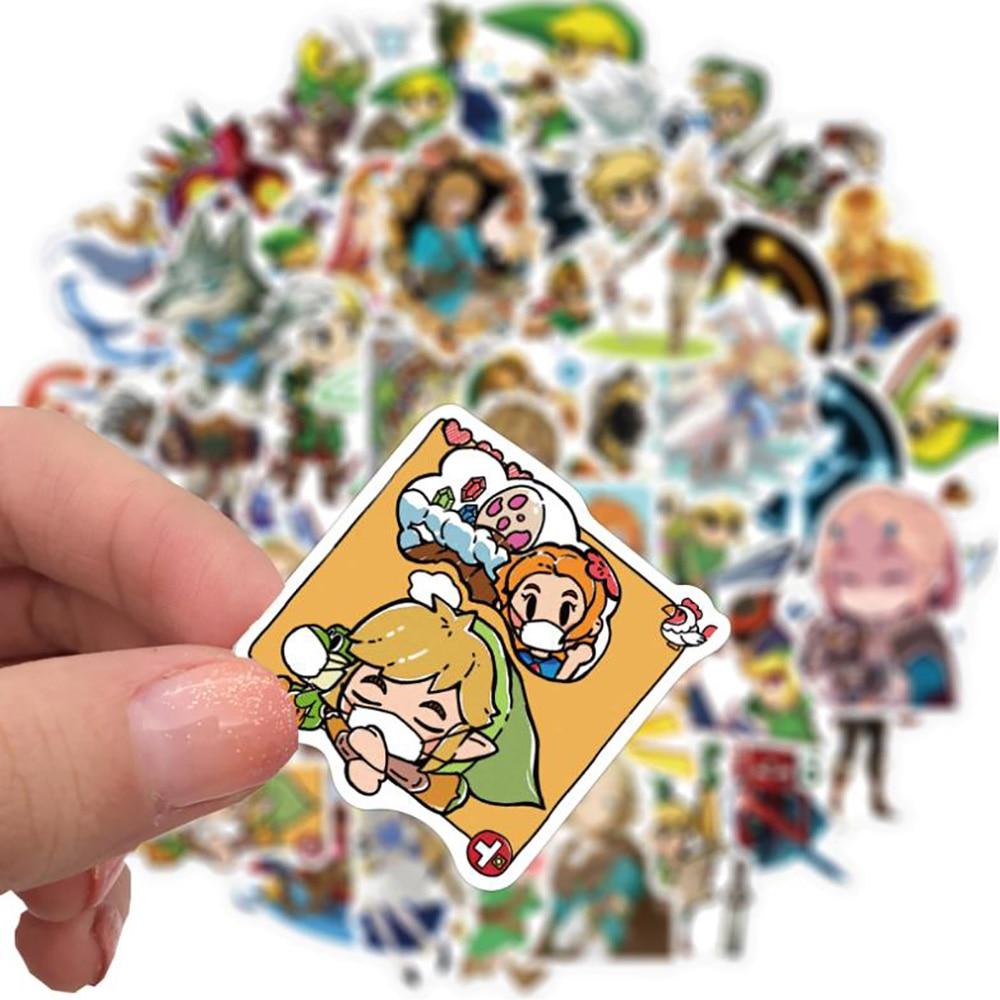 Zelda Game Adhesive Stickers, Decals - 10/30/50 Piece